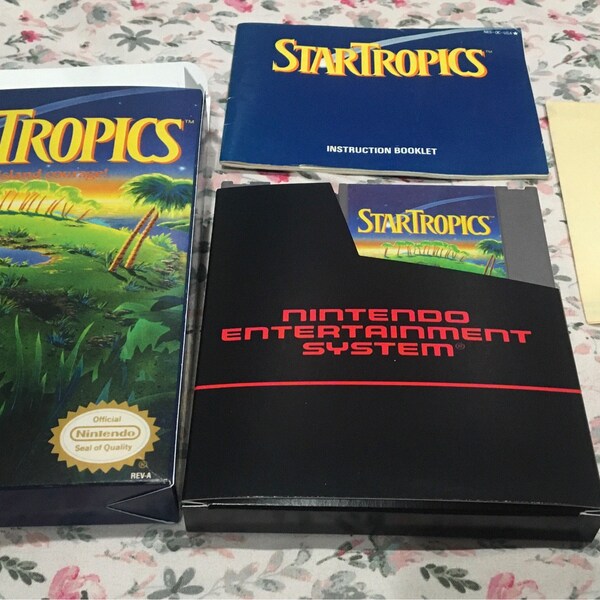 Startropics | NTSC | Nintendo | NES | En | Reproduction Box - Etsy