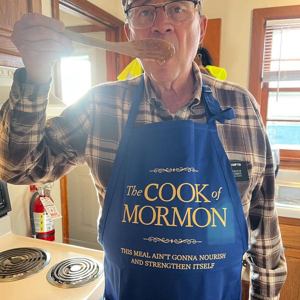 Cook of Mormon Apron: LDS Baking Gift - Etsy
