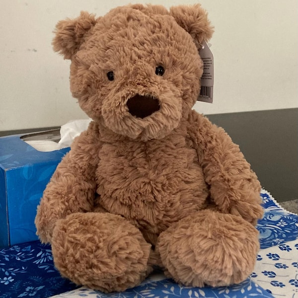 1985 Vintage Furskins Bubba Teddy Bear Xavier Roberts Stuffed Animal ...