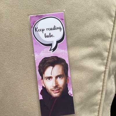 David Tennant and Michael Sheen Bookmark - Etsy