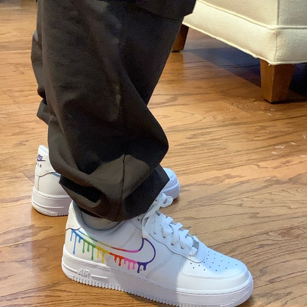 Custom Sneakers, Nike Air Force 1 Butterfly, Espresso, Taupe Brown ...