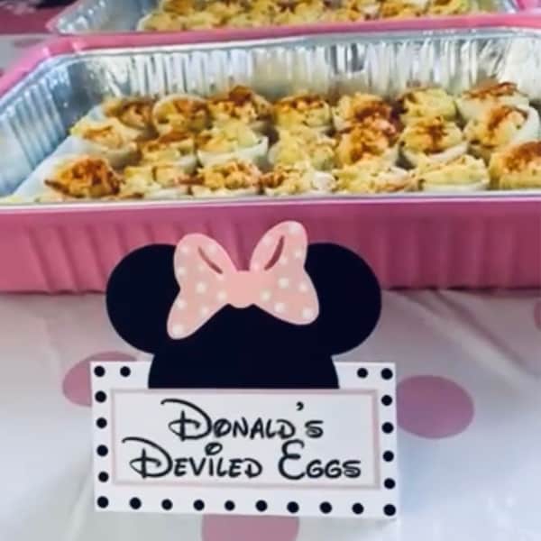 Minnie Mouse Food Signs-set of 8 - Etsy