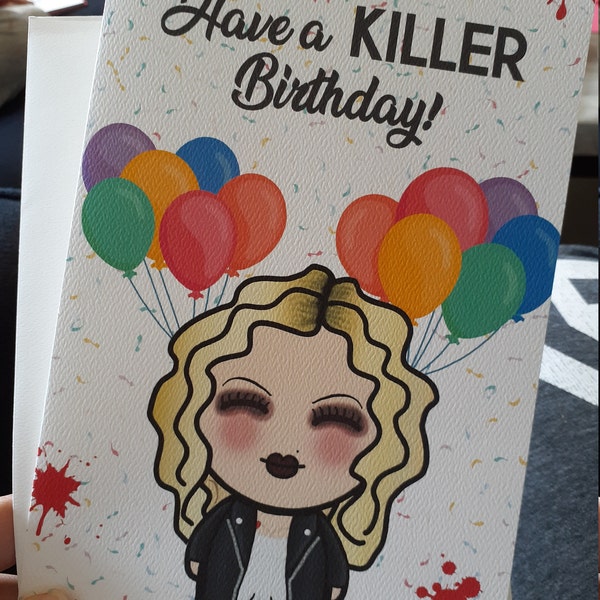 Horror Birthday Card | Have a Killer Birthday Greeting Card | Scary ...