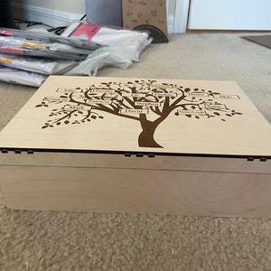 A4 / Letter Sized Fancy Box SVG Glowforge / Laser Designs | Etsy