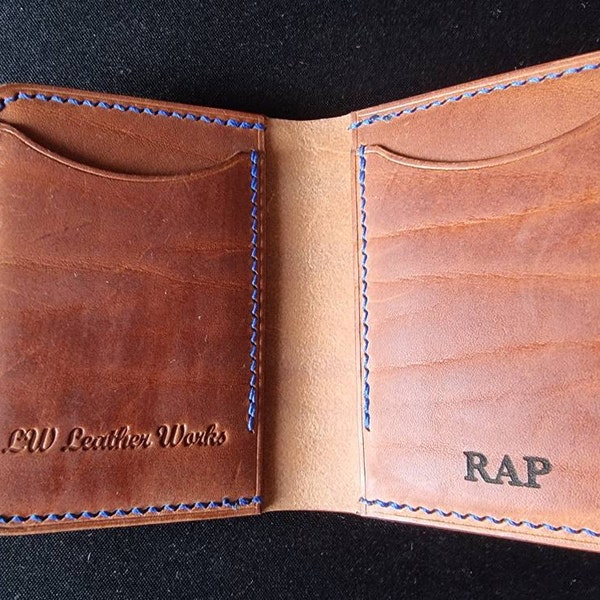 Tool Wallet V1 EDC Small Handmade Leather Free Laser Engraving. Hand ...