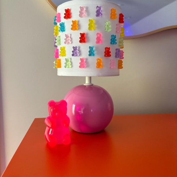 Gummy Bear Lamp, Dopamine Decor, Retro Funky Lamp, Mood Lighting ...