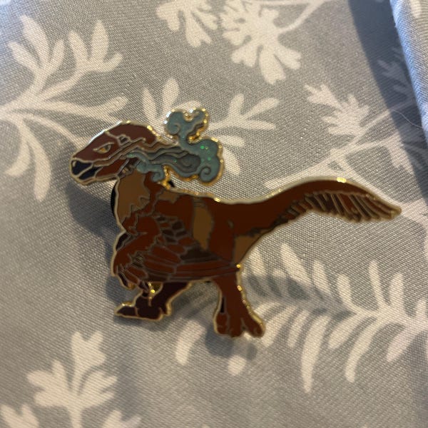 Jurassic Franchise Dinosaurs 2" Hard Enamel Pin - Lapel Pin Gift - Etsy