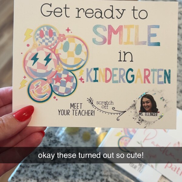 Scratch off Postcard - Smile Welcome Postcard for Students or Kids ...