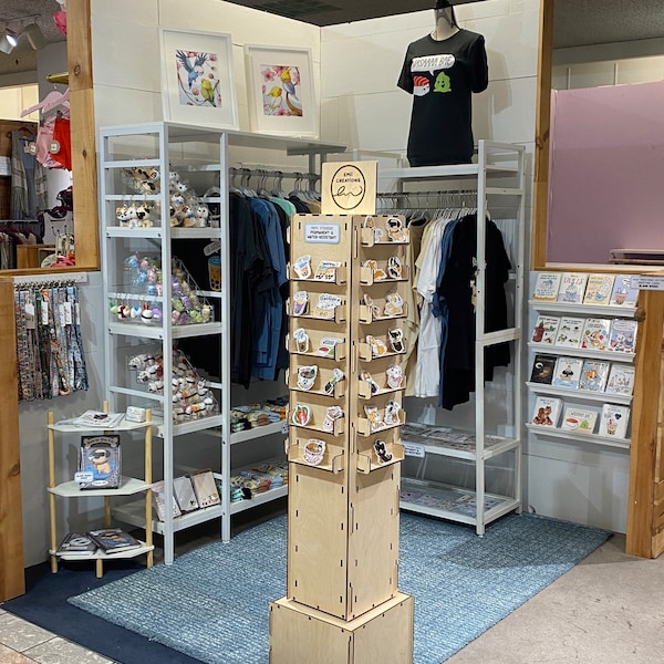 Wooden Sticker Display-small | Small Product Display | Countertop ...