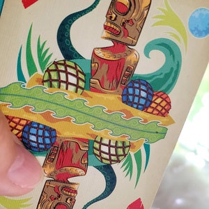 Elvis Tiki Lono Lowbrow Pop Art Print Retro Mid Century Music Tiki Bar ...