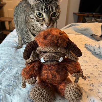 MADE TO ORDER Large or Small Ludo From the Labyrinth Plush Crochet ...