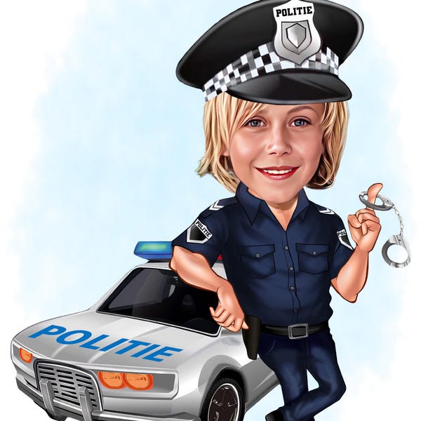 Personalized Female Super Boss Cartoon Portrait, Custom Female Boss ...