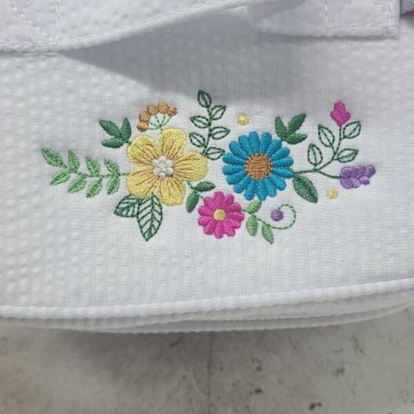 Machine Embroidery Design- Modern Boho Flowers - Modern Floral Digital ...