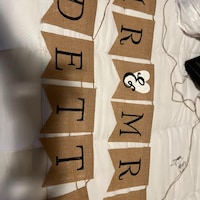 MR and MRS WEDDING Burlap Banner, Rustic Style Banner, Personalized ...