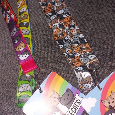 Pride Flag Cat Vinyl Sticker Pride Rainbow / Progress / - Etsy