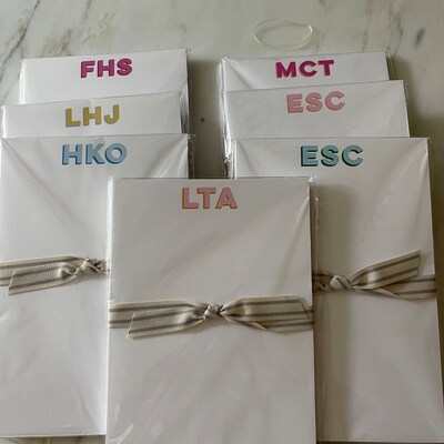 Shadow Text Notepad Personalized Notepads - Etsy