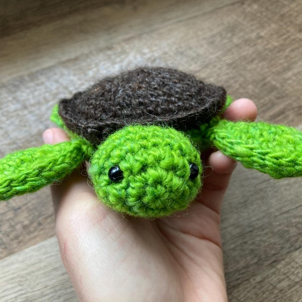 Watermelon Turtle Crochet Pattern Amigurumi Plushie Easy Quick Beginner ...