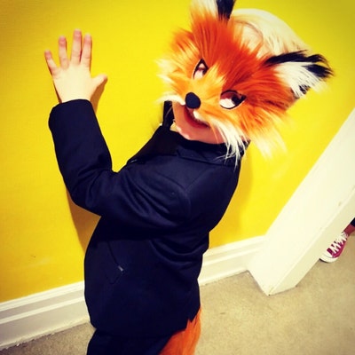 Children's Faux Fox Fur Mask Handmade - Etsy Ireland