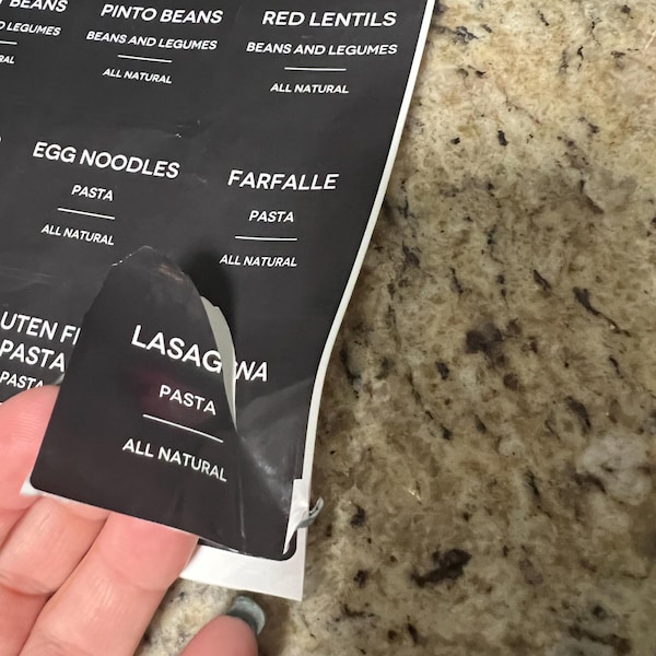 335 Minimalist Black Jar Labels, Stickers for Organizing Pantry ...