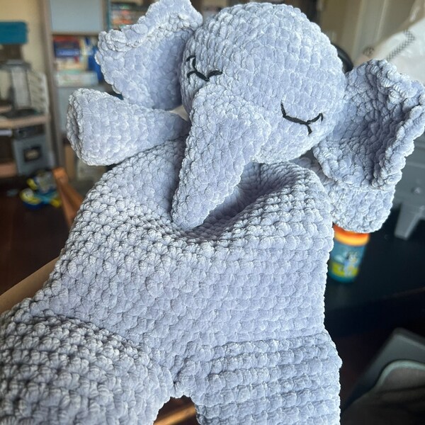 Elephant Lovey Crochet Pattern - Etsy