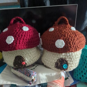 Cherry Bucket Bag Crocheted Fruit Crossbody Bag Handmade Cherry Purse ...