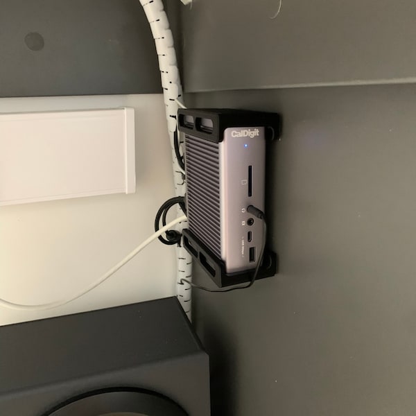 Under Desk or Wall Mount for Caldigit TS3 Plus Dock With Mounting ...