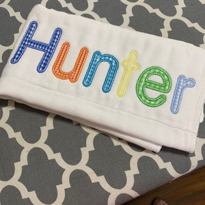 Jared Plain Letter Applique Alphabet Monogram Font Machine Embroidery ...