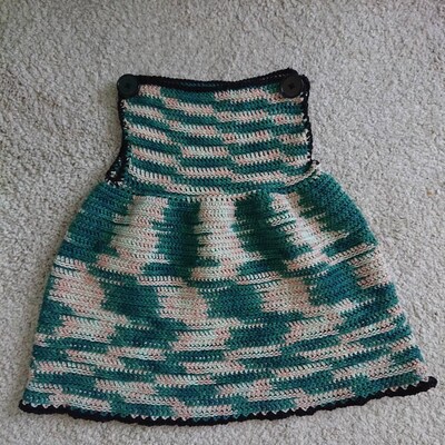 Crochet PATTERN A-line Dress can Be Made in Any Size english Only - Etsy