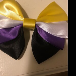 Nonbinary Pride Bow - Etsy