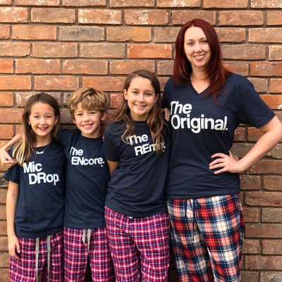 Buy Gifts Matching Family Shirts the Original the Remix Travel Tshirts ...