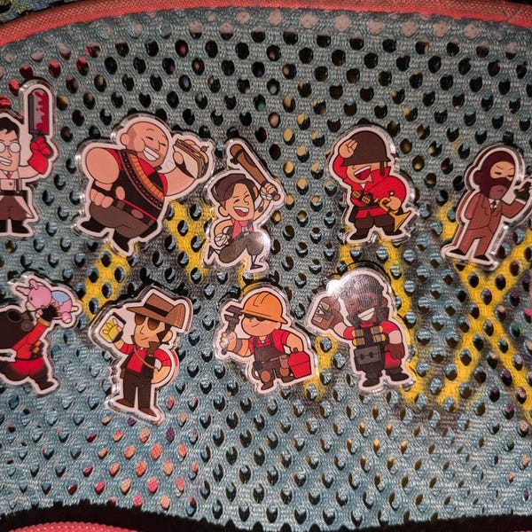 Team Fortress 2 - RED Team Acrylic Pins - Etsy