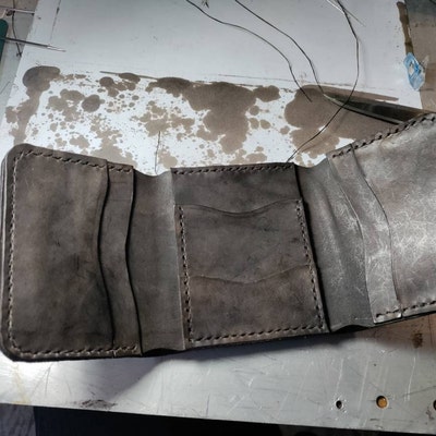 Leather Tri-fold Wallet Acrylic Template Set Leathercraft Pattern - Etsy
