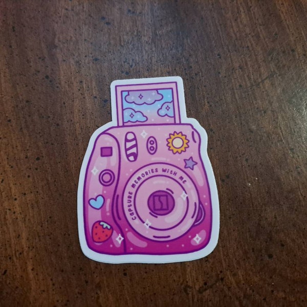 Camera Cute Aesthetic Vinyl Sticker - Etsy