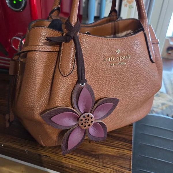 Tassel Purse Charm in Earth Tones With Feather Charm - Boho Style Bag ...