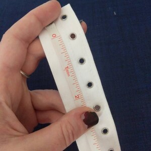 Eyelet Tape White Coutil - by the Yard - Corset Making Supplies - Etsy