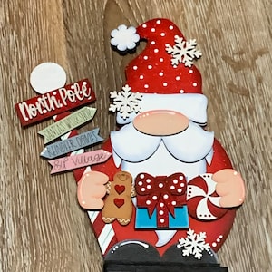Santa, Nerdy Reindeer, Gingerbread Man, DIY Kit or Hand-painted ...