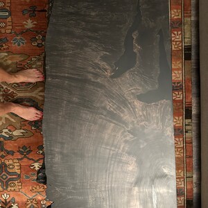 Live Edge Dining Table Rustic Wood Slab Furniture Handcrafted Wooden ...