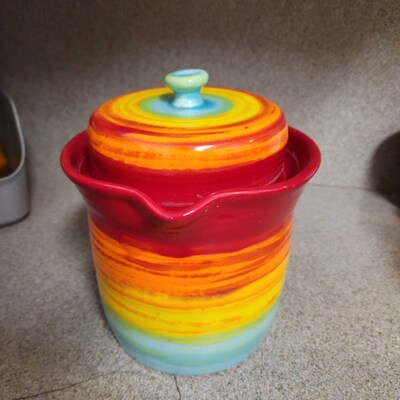 6 QT Ceramic Kombucha Crock Made to Order - Etsy