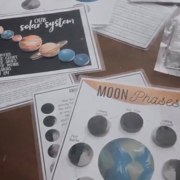 Space Unit Study, Printable Outer Space Curriculum, Kindergarten ...