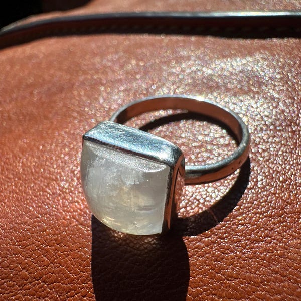 Pure 999 Solid Silver Dome Ring , Hypoallergenic Silver Rings , Unisex ...