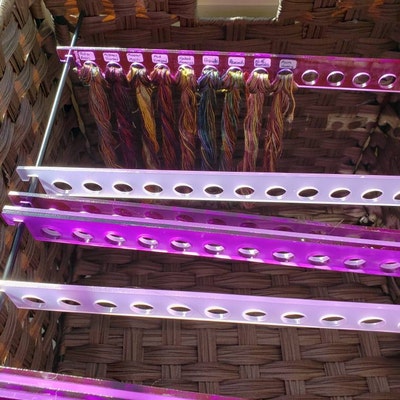 15 HOLE Hanging File Thread Organizer for DMC Embroidery and Cross ...
