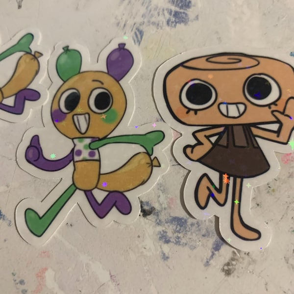 Dandy's World Character**waterproof** Vinyl Stickers. Great for Party ...