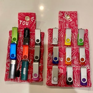 In the Hoop Machine Embroidery USB Book Organizer Pattern - Etsy