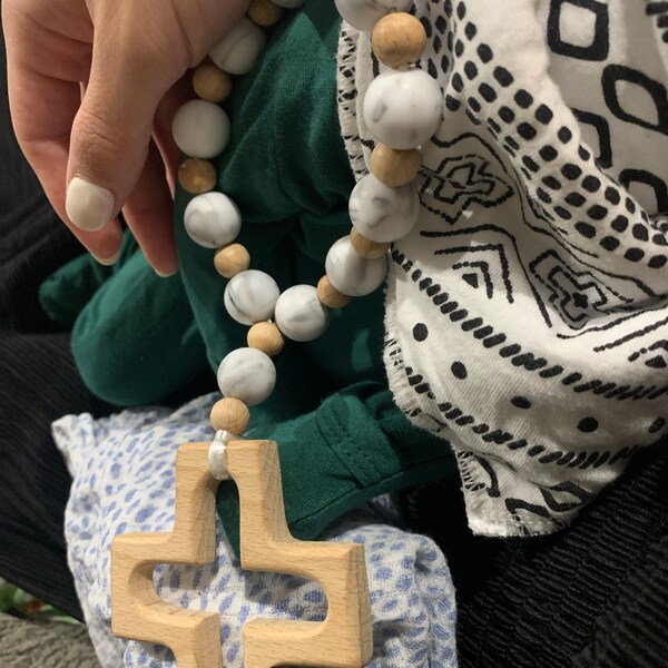 Boy Colored Silicone Decade Rosary, Baby and Child's First Rosary ...