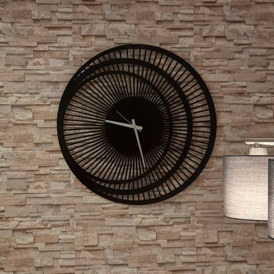 Modern Wall Clock, Unique Wall Clock, Metal Wall Clock, Silent Wall ...