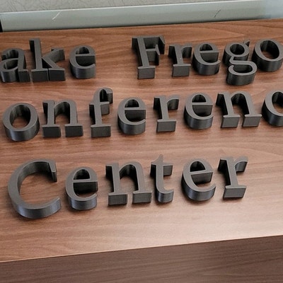 Totally Custom 3D Sign Letters. 1 Inch Thick, Any Font, Size or Color ...