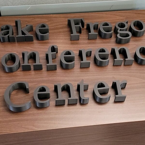 Totally Custom 3D Sign Letters. 1 Inch Thick, Any Font, Size or Color ...