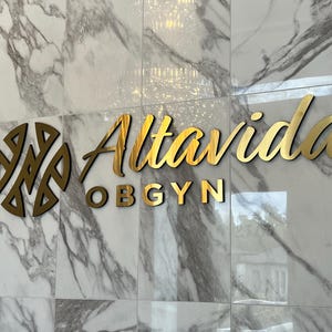 Company Custom Sign, Office Sign for Wall, Spa Signs, Custom 3d Logo ...