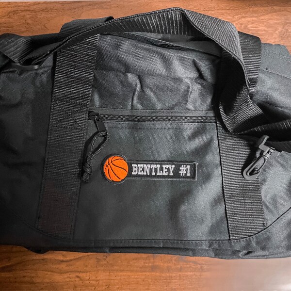 Custom Embroider Basketball Name Tag - Etsy
