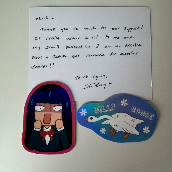 Kimi Ni Todoke Sawako Scared Sticker Chibi Sawako From Me to You ...